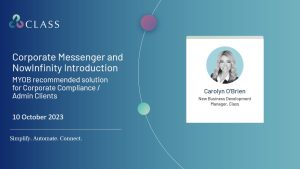 NowInfinity Webinar – Class Training